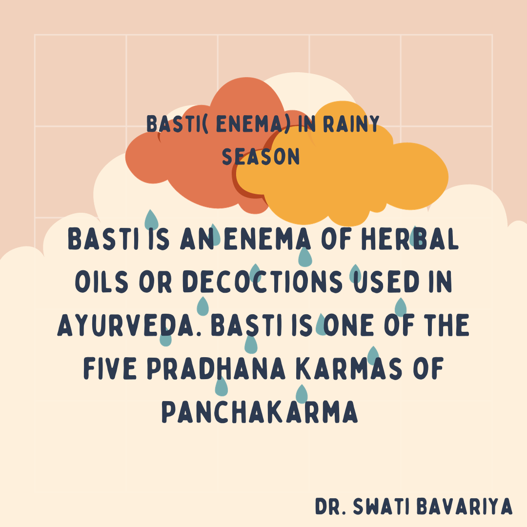 BENEFITS OF BASTI – Dr. Swati Bavariya's Ayurveda, Panchakarma ...